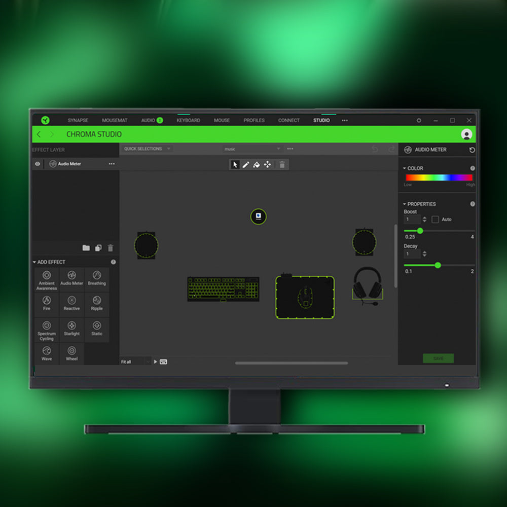 Cololight*Razer Chroma - Smart RGB LED Lights for Gaming Room