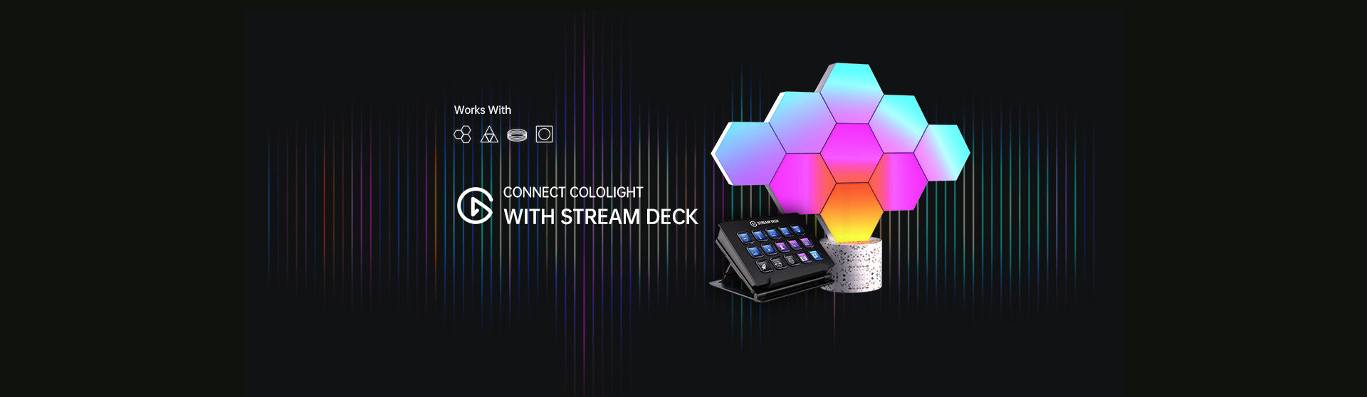 Cololight RGB gaming light works with Stream Deck